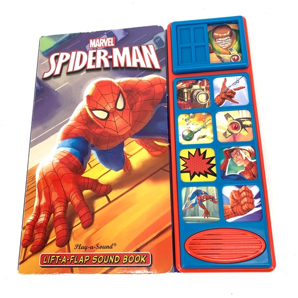 Marvel | Toys | Spiderman Animated Sound Book | Poshmark